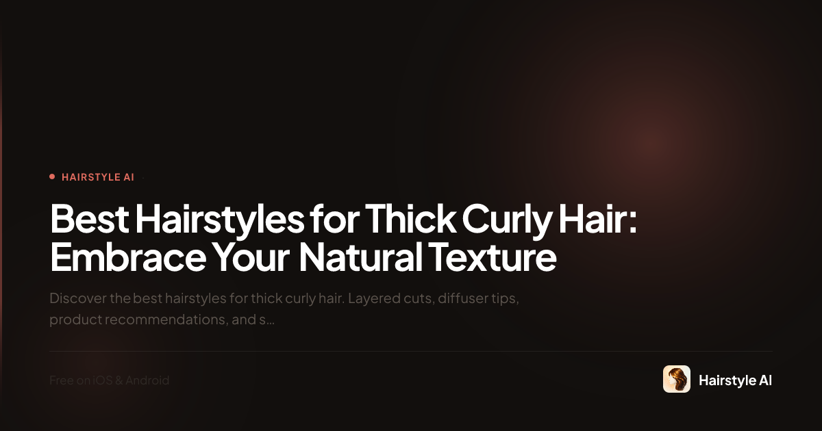 Best Hairstyles for Thick Curly Hair: Embrace Your Natural Texture ...