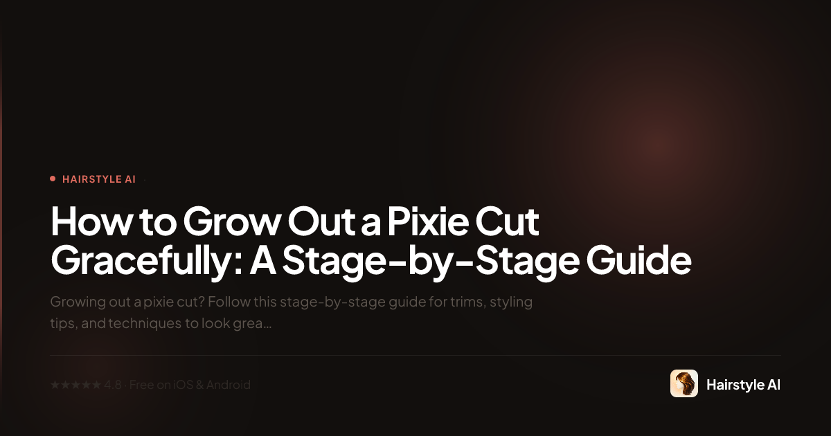 How to Grow Out a Pixie Cut Gracefully: A Stage-by-Stage Guide ...
